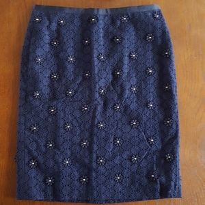 Talbots | Skirts | Talbots Eyelet Daisy Pencil Skirt | Poshmark